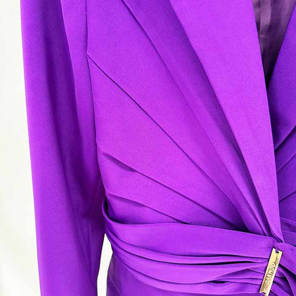 Women Pantsuits With Belt Flare Bottoms Two Pieces Formal Suit Slim Fi ...