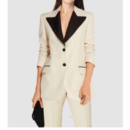 Women Pant Suits 2 Piece Fashion Suits with Blazer Pant Business Suits ...
