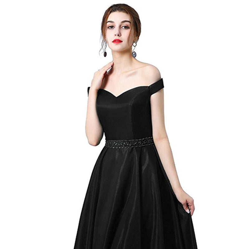 S&D co. Women Long Prom Dress Off Shoulder Evening Maxi Gowns – SD ...