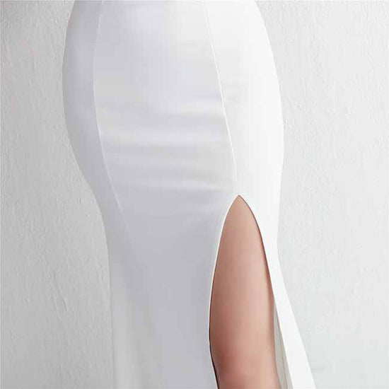 Women's Event Formal Dress Deep V Split Evening Cocktail Long Dress ...