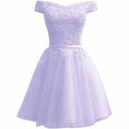 Homecoming Dresses for Teens Lace Short Prom Dress Off The Shoulder Pr ...